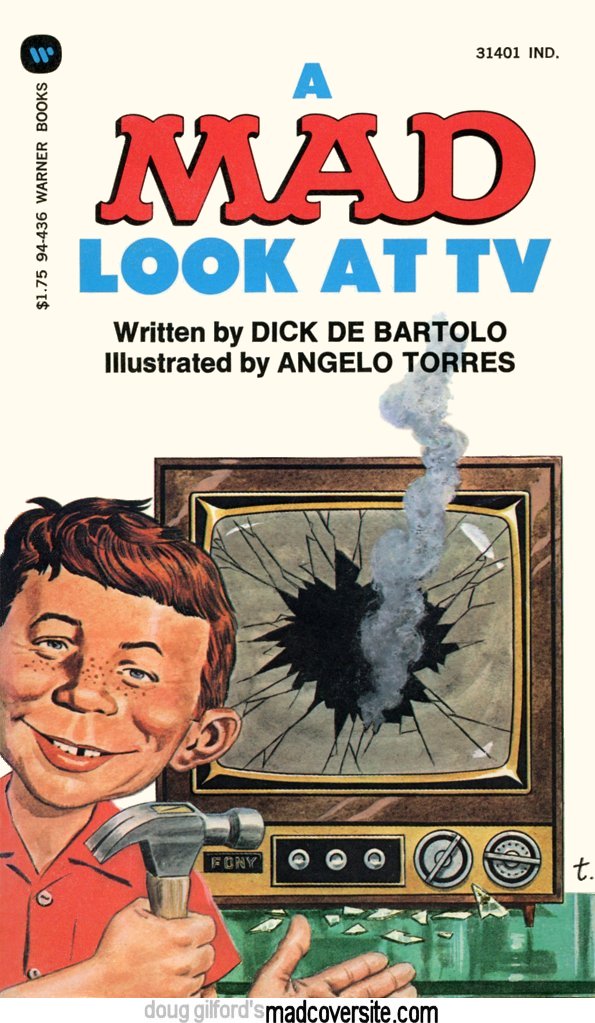 Doug Gilford's Mad Cover Site - Mad Paperbacks - A Mad Look At TV