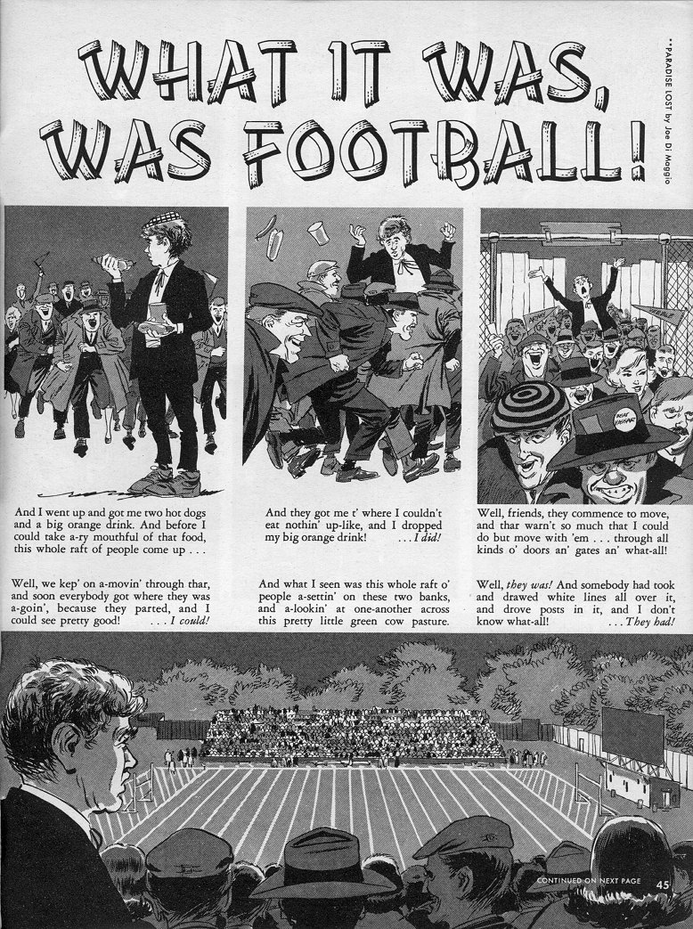 Doug Gilford's Mad Cover Site - What It Was, Was Football! - from Mad ...